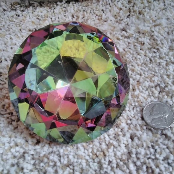 Jewelry | Large Glass Diamond | Poshmark